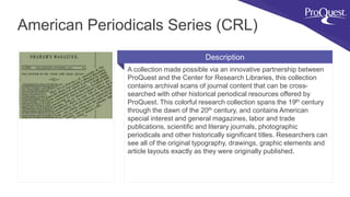 ProQuest Primary Source Materials | PPTX