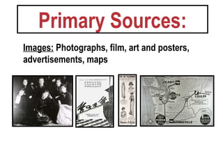 Primary sources secondary sources ppt | PPT