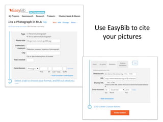 Primary sources and citation 5th grade | PPTX