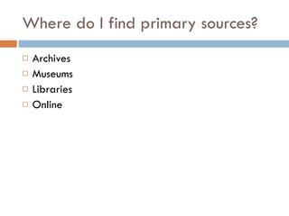 Convocation - Teaching with Primary Sources | PPT | Primary Education | Education