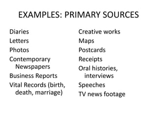 Using Primary Sources in K-6 Social Studies | PPT