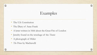 Primary+sources+powerpoint | PPTX