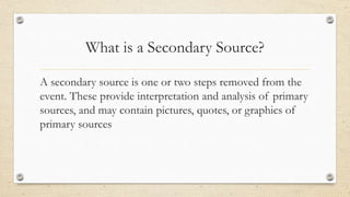 Primary+sources+powerpoint | PPTX