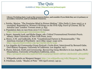 Primary sources quiz | PPT