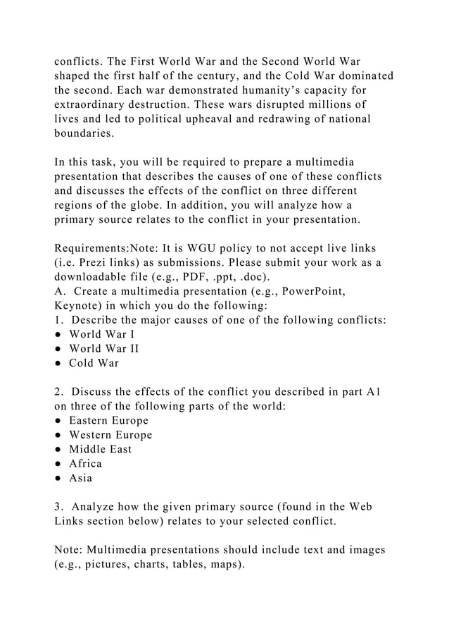 Primary Source World War I Primary sources are sources that.docx