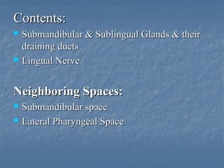 Primary spaces infection | PPT