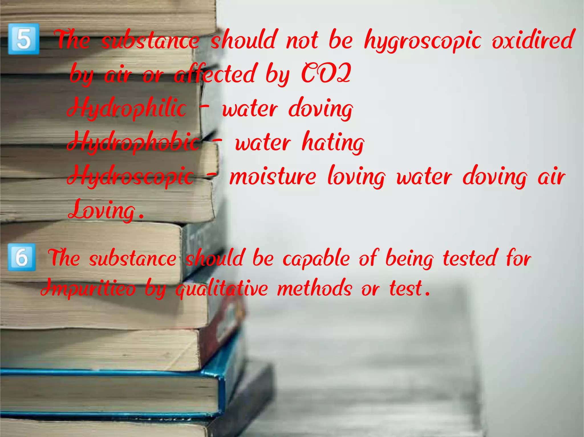 Primary standar secondary standard | PPT