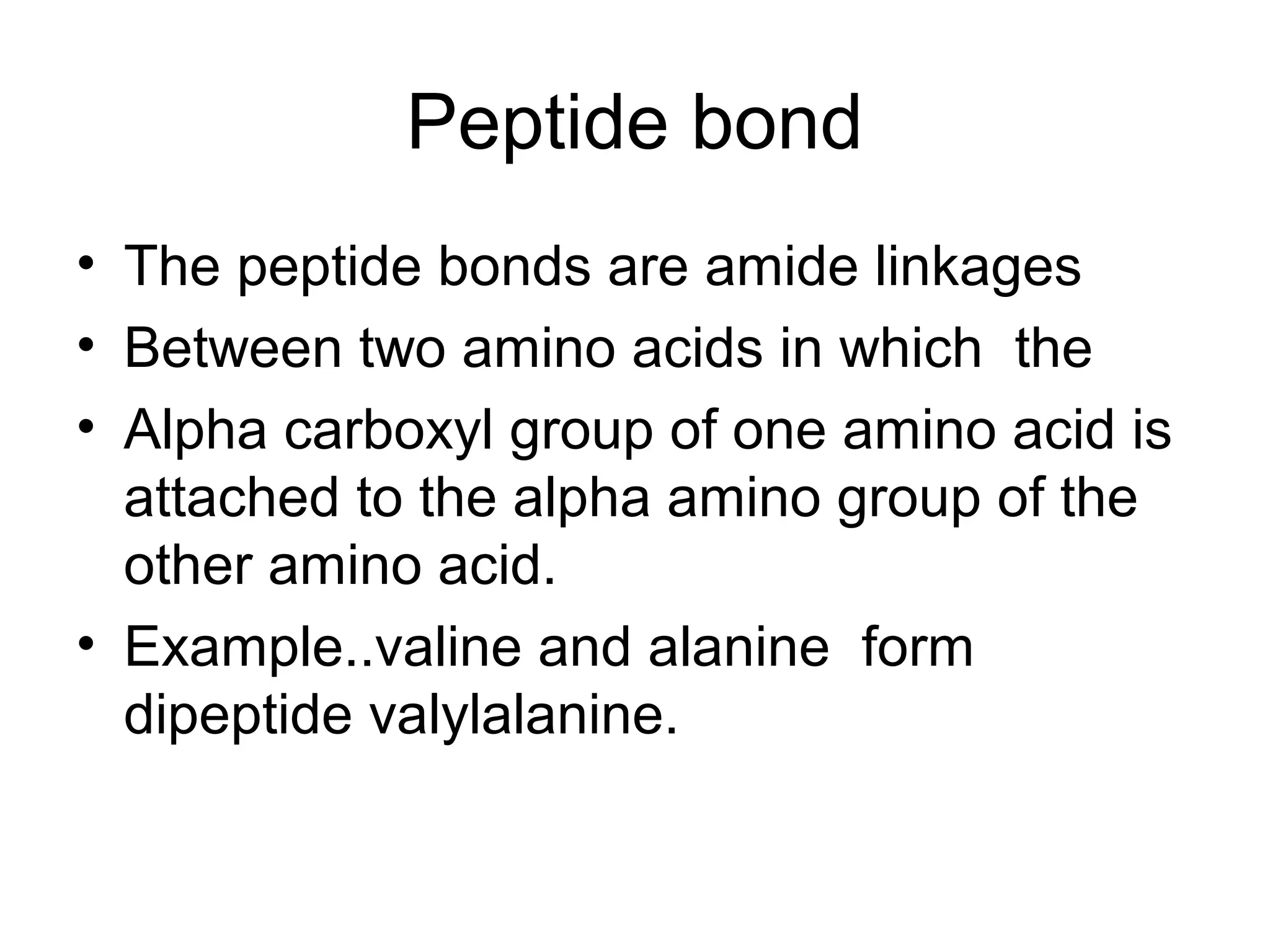 Primary structure of proteins | PPT