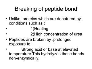 Primary structure of proteins | PPT