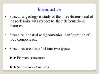 Primary structures of sedimentary and igneous rocks | PPTX