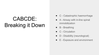 PRIMARY SURVEY in Emergency nursing.pptx