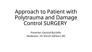 PRIMARY SURVEY IN ATLS FOR MAXILLOFACIAL TRAUMA | PPTX