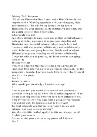 Primary Task Response Within the Discussion Board area, write 300.docx