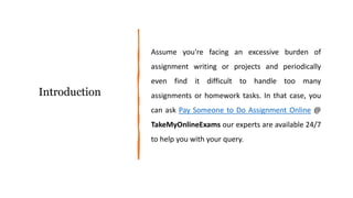Primary Terms of Assignment Writing | PPTX
