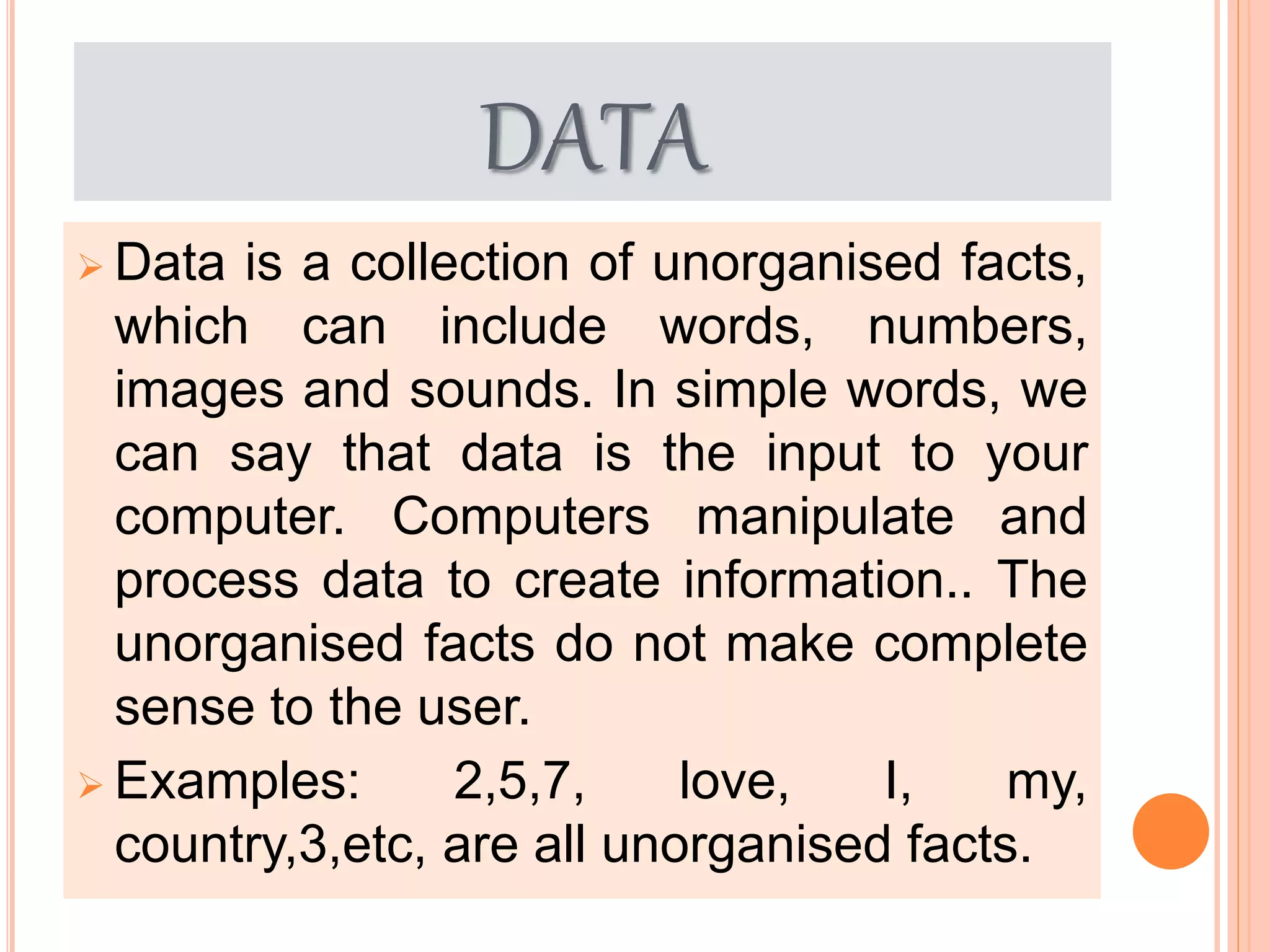 DATA PROCESSING | PPTX | Internet | Computing