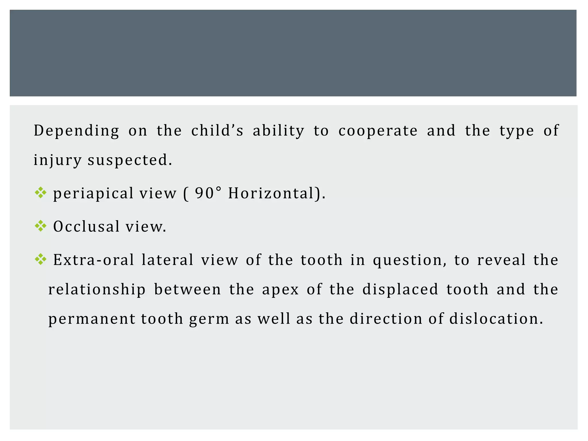 Primary teeth trauma managment | PPTX