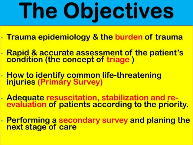 Primary trauma care | PPTX | First Aid | Injuries