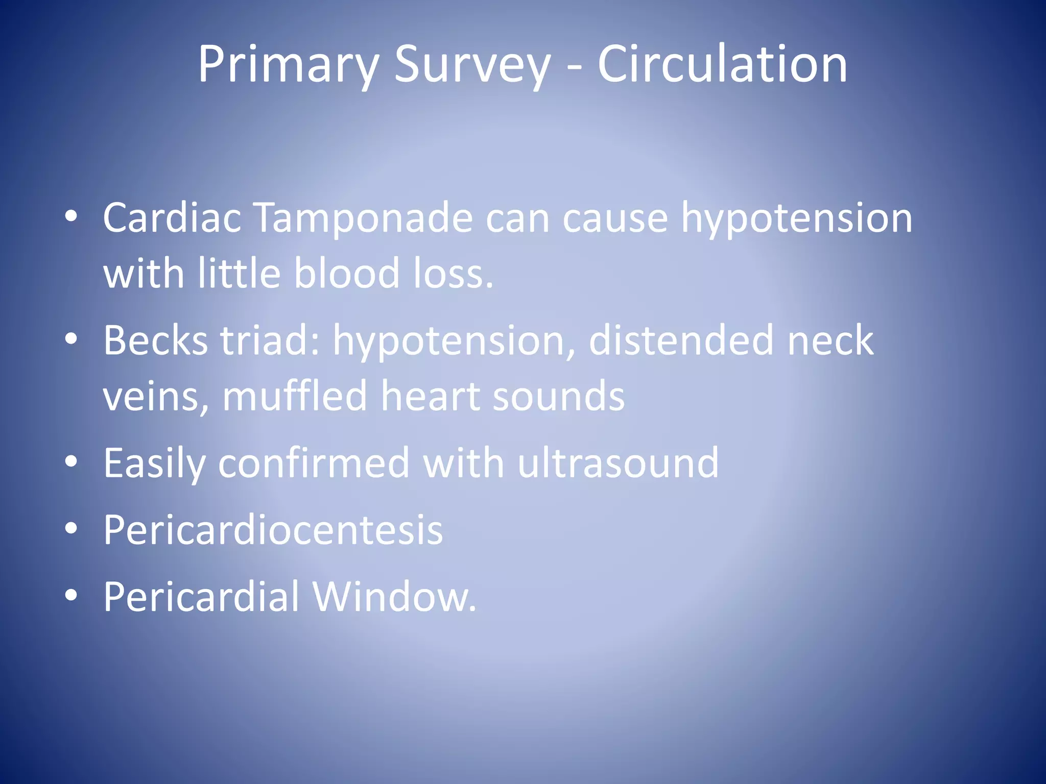 Primary trauma care | PPTX