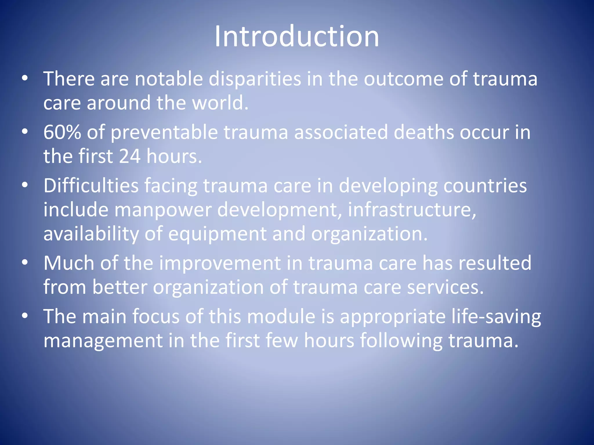 Primary trauma care | PPTX