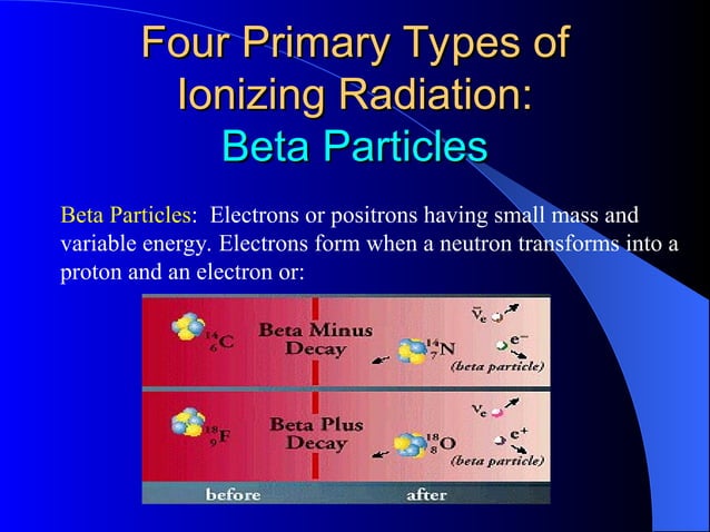 primary types of radiation Ionizing h.ppt