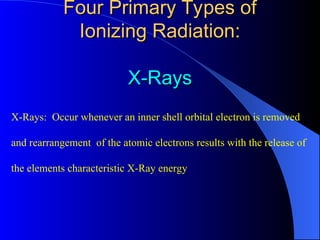 primary types of radiation Ionizing h.ppt