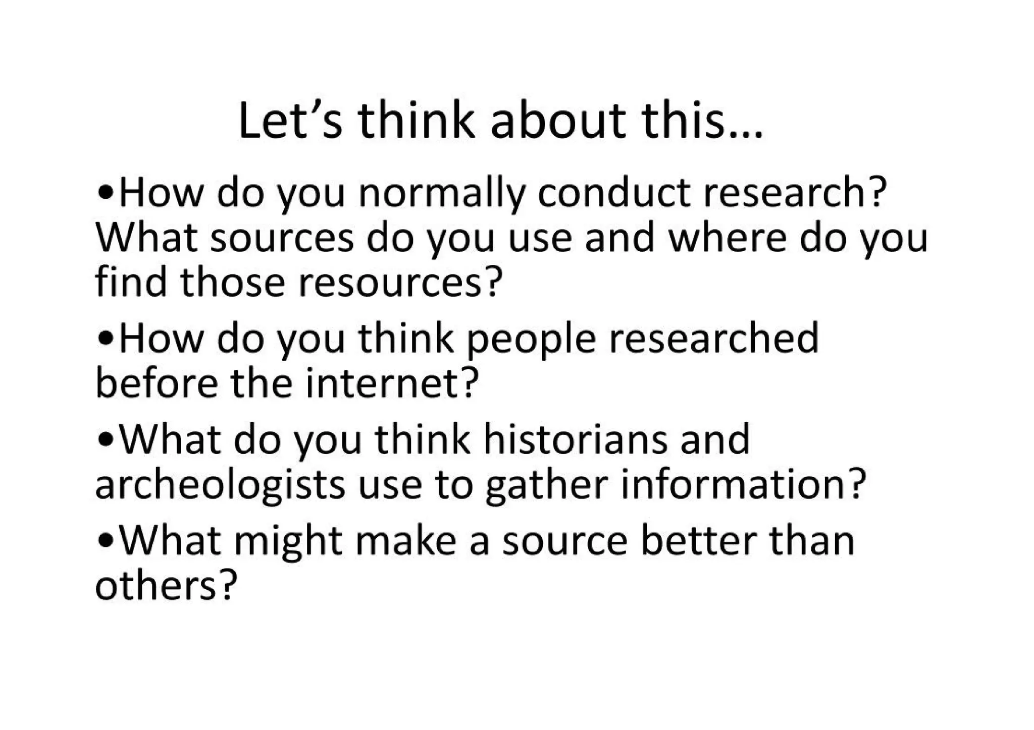 Primary Vs. Secondary Sources | PPT