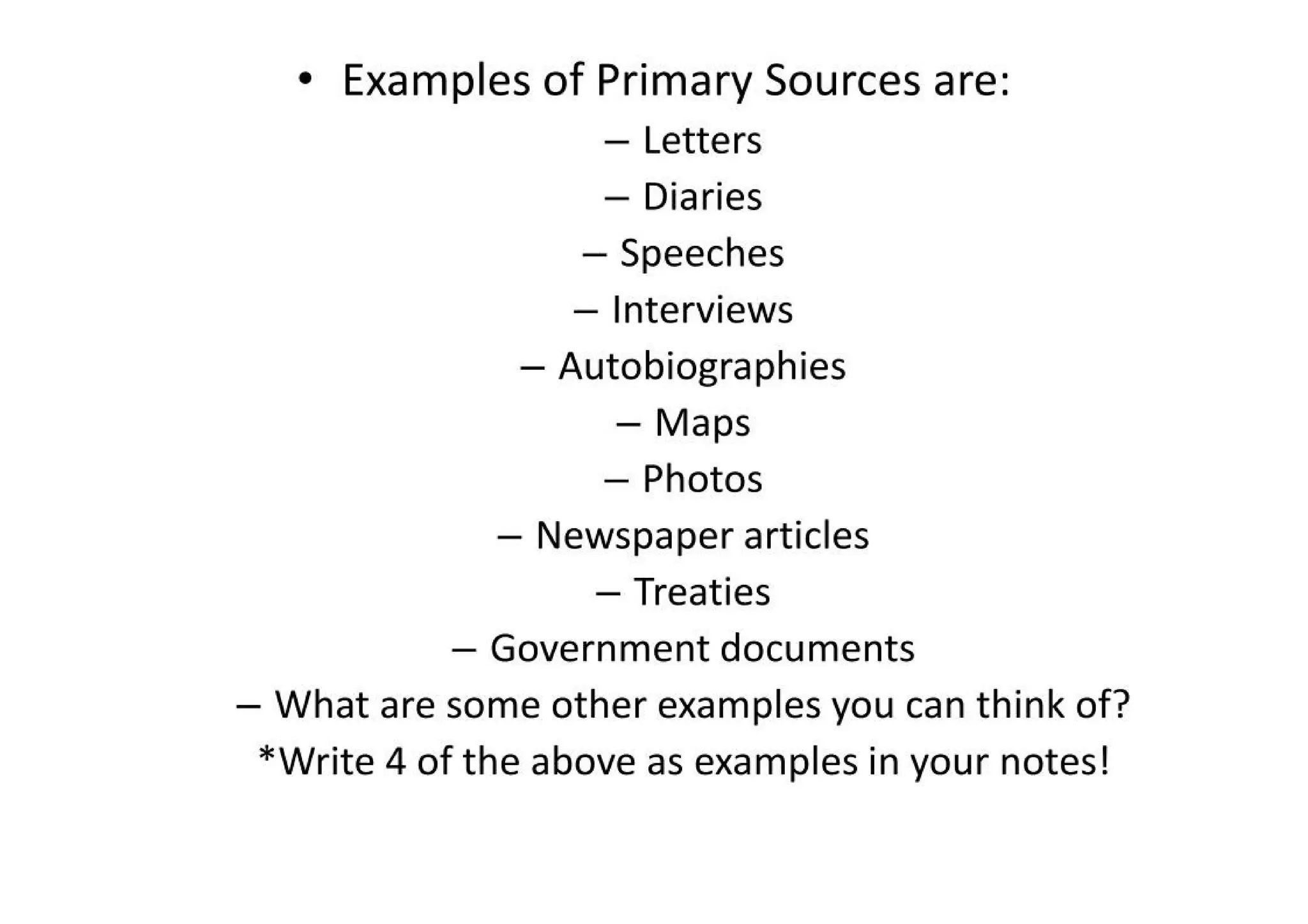 Primary Vs. Secondary Sources | PPT