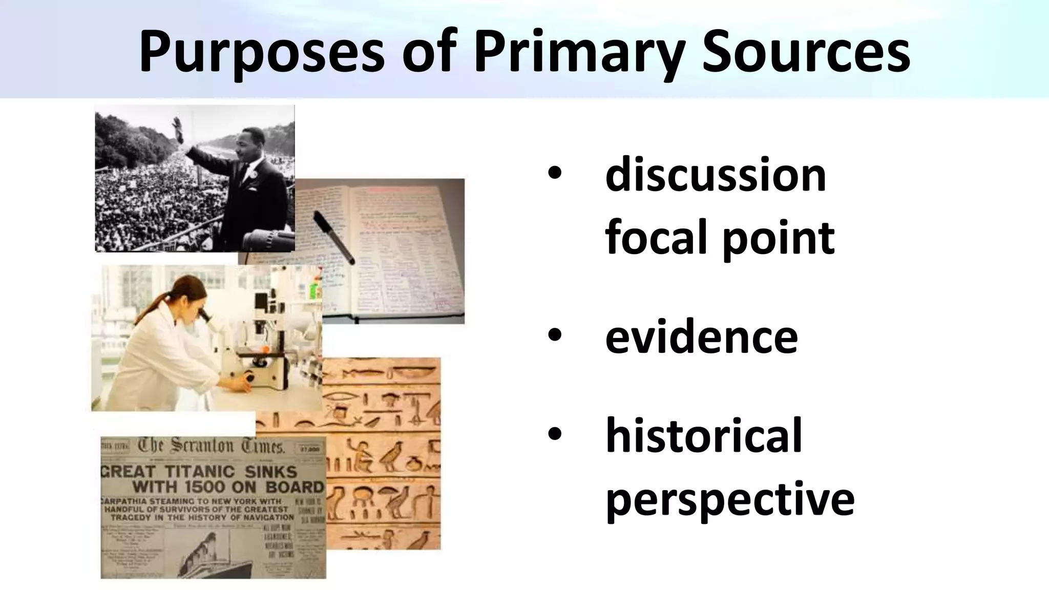 Primary vs Secondary Sources | PPTX