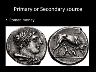Primary vs secondary source | PPTX