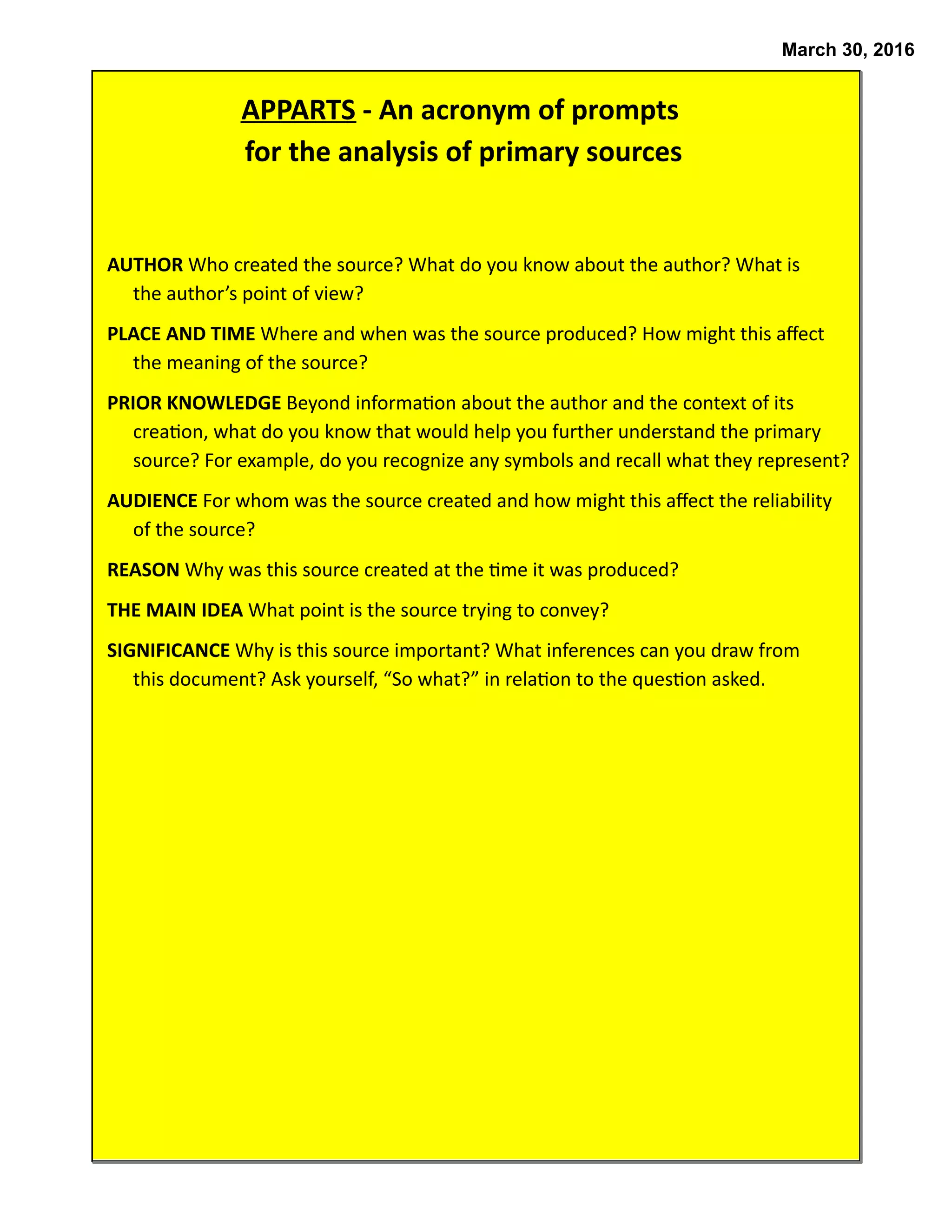 Primary vs secondary sources | PDF
