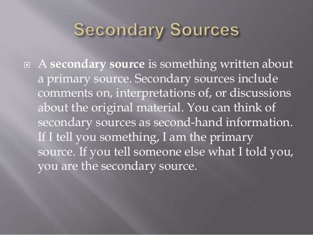 Primary vs Secondary Sources by Dana Chandler, Archivist, Tuskegee Un…