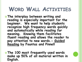 Primary Word Work Training | PPT