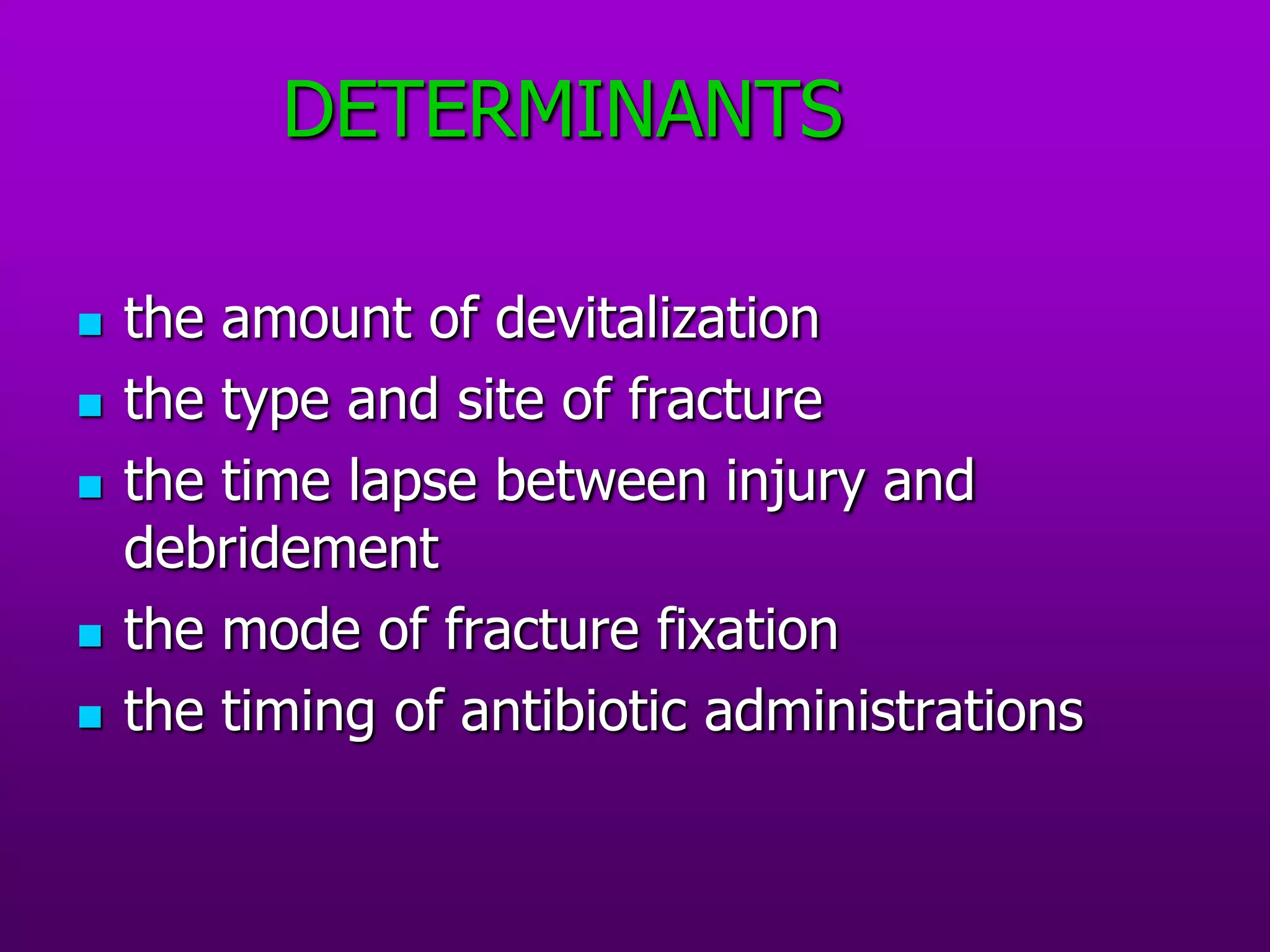 Primary wound culture in open fractures | PPT