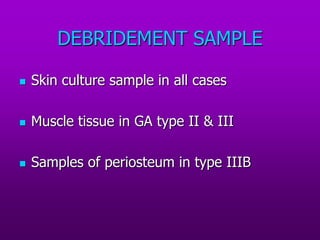 Primary wound culture in open fractures | PPT