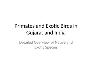Primates_and_Exotic_Birds_Gujarat_India.pptx