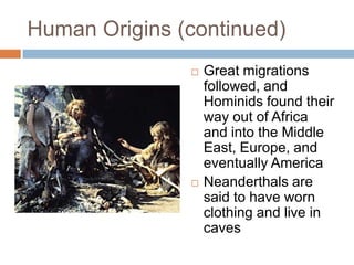 Primates And Human Origins | PPTX