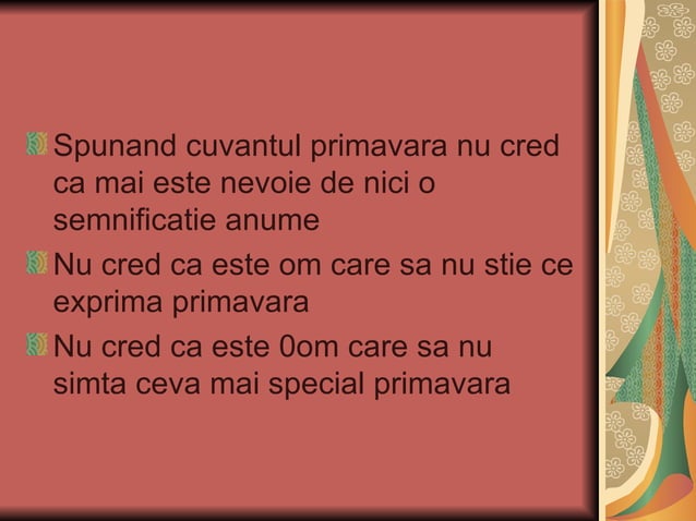 primavara | PPT