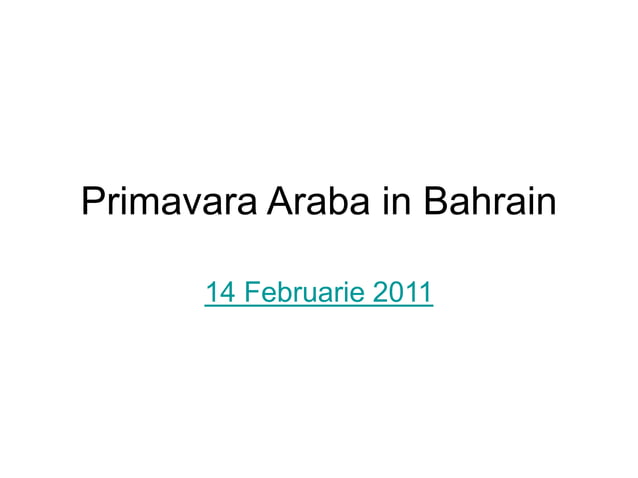 Primavara Araba in Bahrain prezentare.ppt