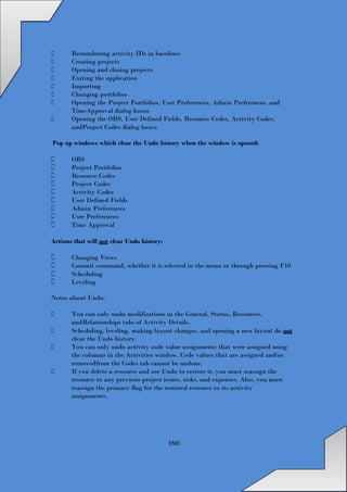 Primavera P6 basics-tips-and-tricks | PDF | Computer Software and ...