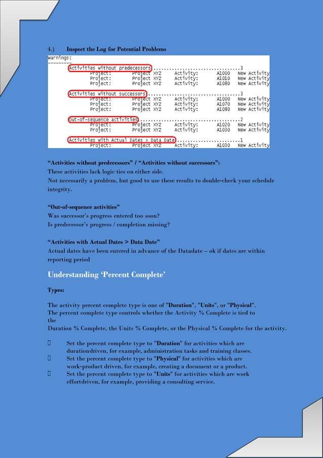 Primavera P6 basics-tips-and-tricks | PDF