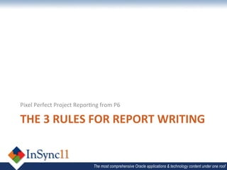 Primavera _ Greg Horsfall _ Pixel perfect project reporting from P6.pdf