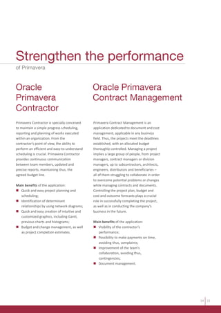 Primavera Project Management | PDF