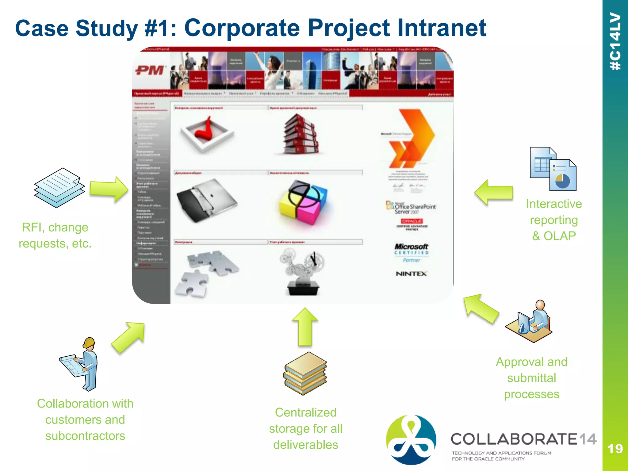 Primavera EPPM case study - Oracle Primavera P6 Collaborate 14 | PDF