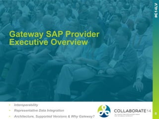 Primavera gateway SAP provider - Oracle Primavera P6 Collaborate 14 | PDF