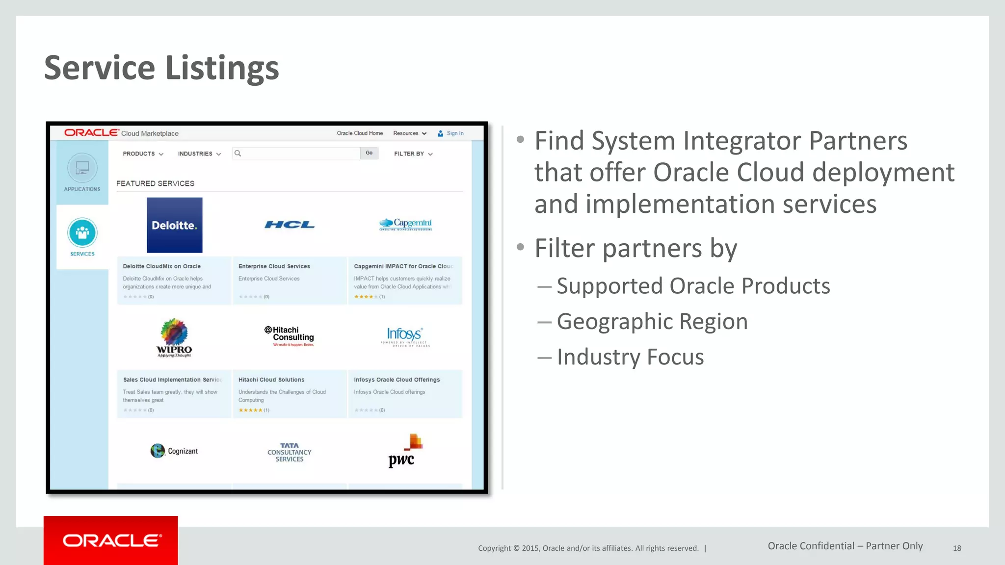 Primavera Oracle Cloud Market Place | PPT