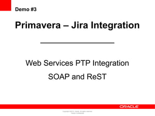 Primavera integration possibilities technical overview ppt | PDF