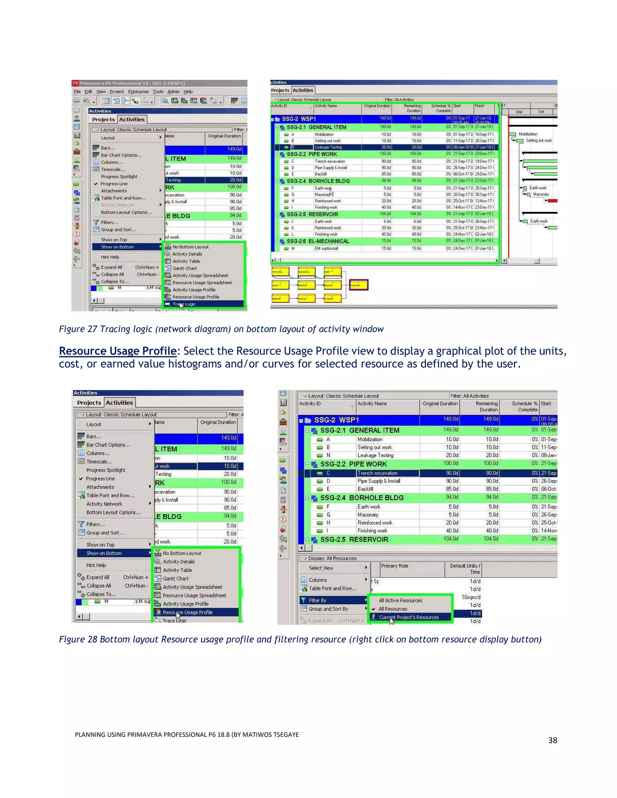 Primavera p6 18.8 planning and scheduling guide r3 | PDF