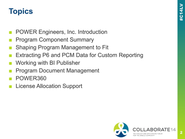 Primavera p6 and contract management together - Oracle Primavera ...