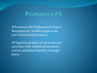 Primavera p6 copy | PPT