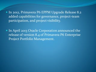 Primavera p6 copy | PPT